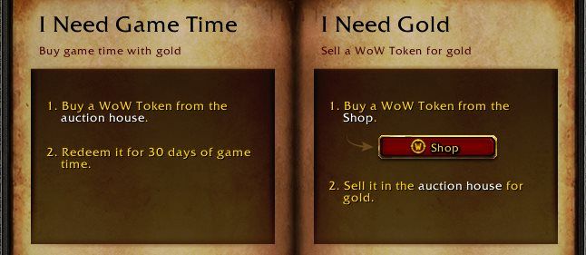 World of Warcraft Tokens will let players exchange gold for game time ...