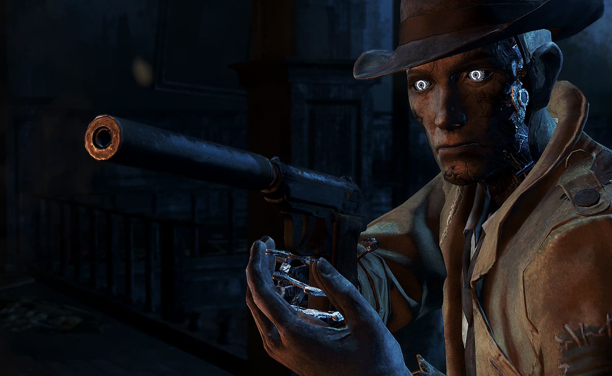 Fallout 4 mod gives Nick Valentine an HD facelift | PC Gamer