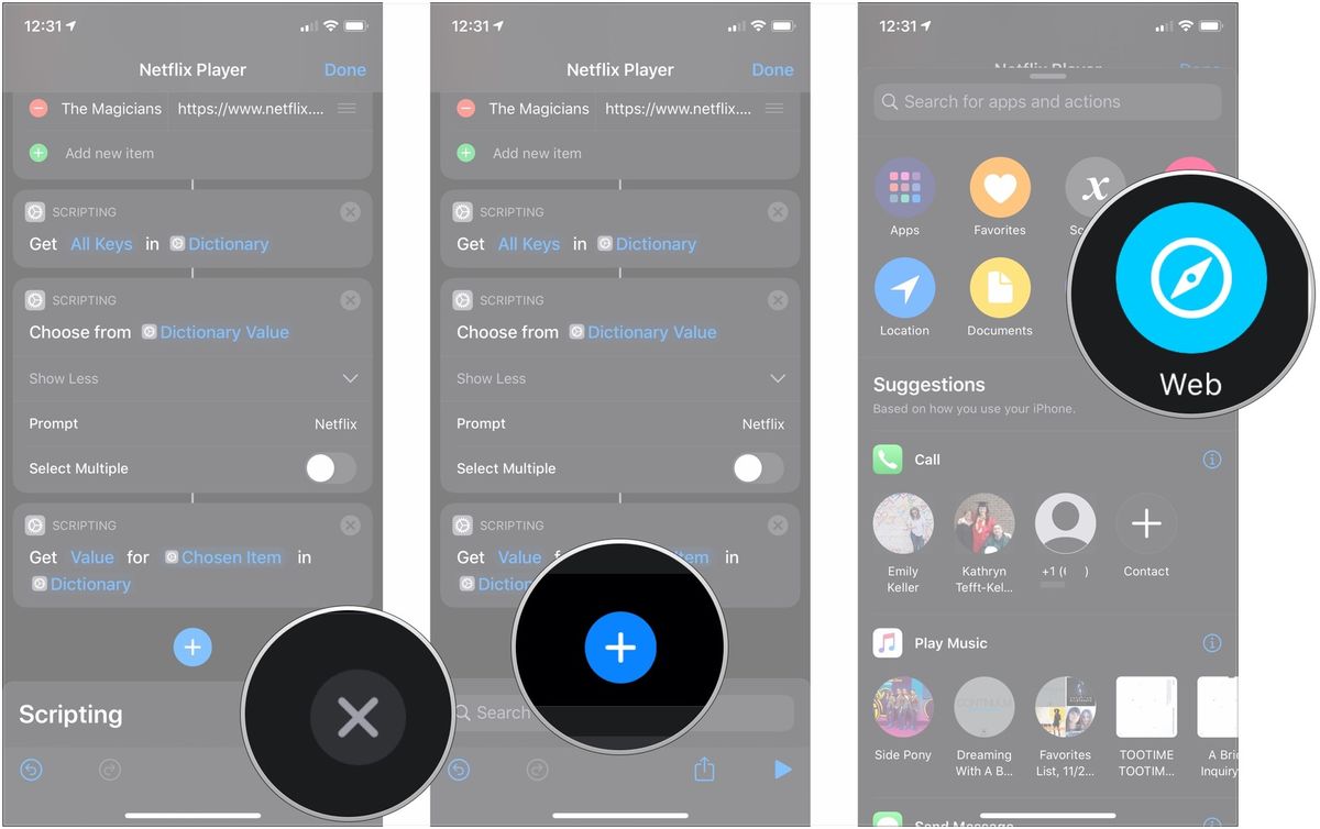 How to create a media launcher with Shortcuts | iMore