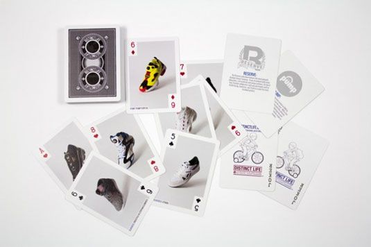 Playing cards celebrate Reebok Classics | Creative Bloq