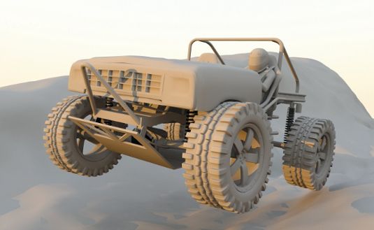 Create a realistic off-road scene | Creative Bloq