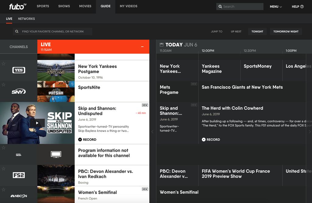 What is Fubo? Cost, channels, free trial and more | Tom's Guide