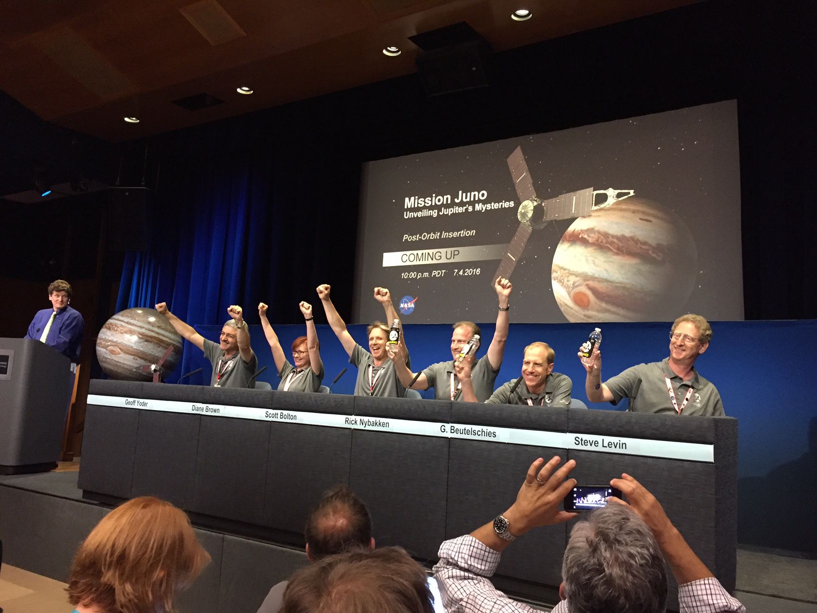 NASA, Juno Team Exult in Successful Jupiter Arrival | Space