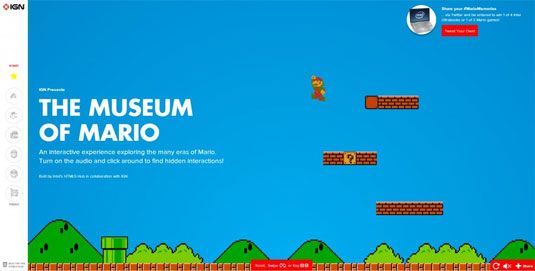 HTML5 tribute to three decades of Mario | Creative Bloq