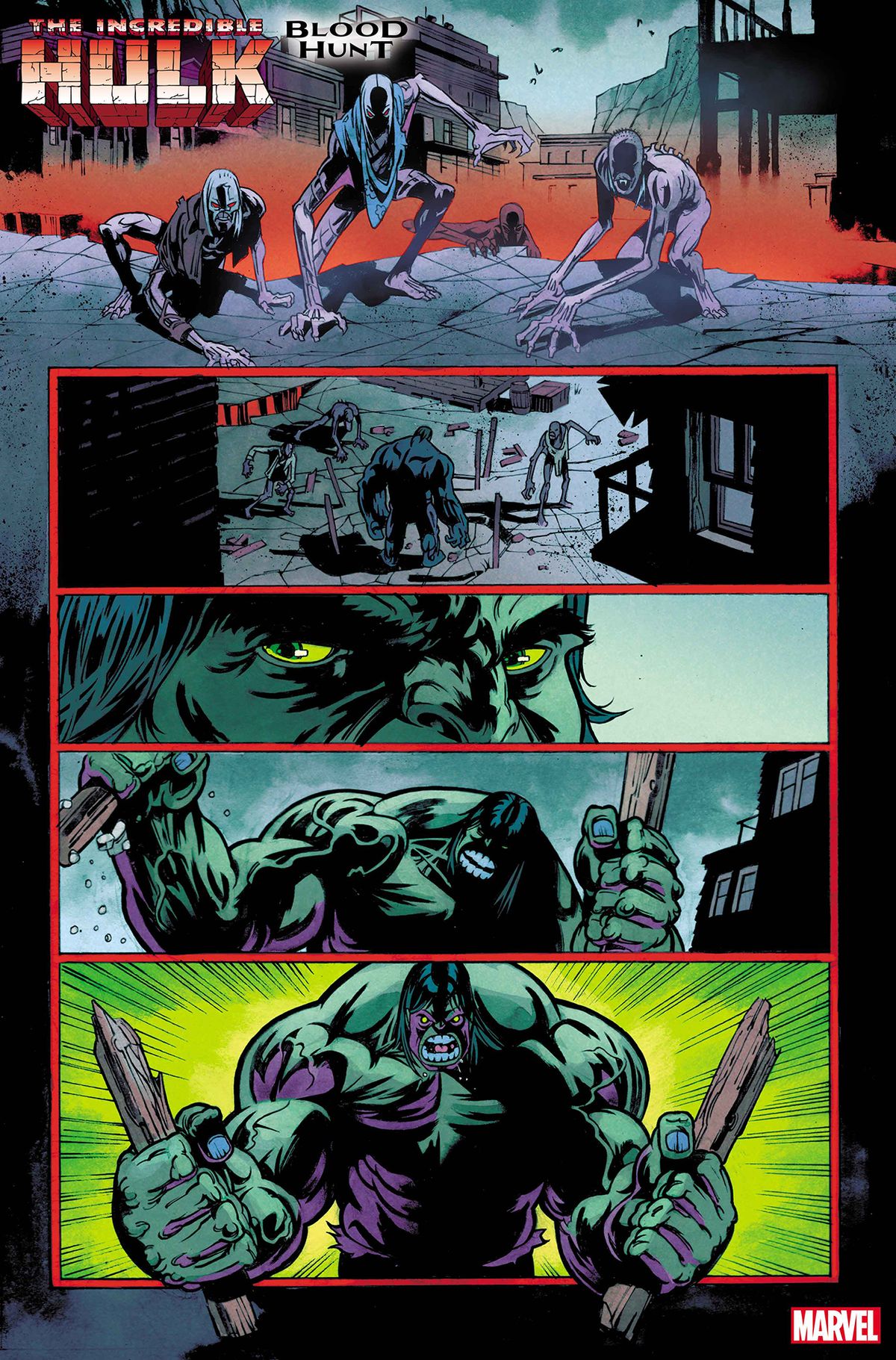 The Hulk goes full vampire slayer as he smashes his way into Blood Hunt ...