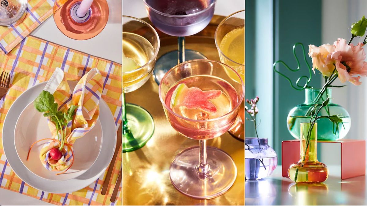IKEA's new spring collection features a standout set of glassware ...