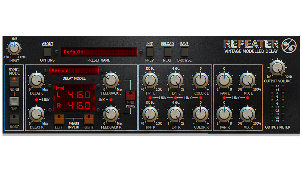 D16 and Slate Digital offer you 23 delays in Repeater, a new plugin ...
