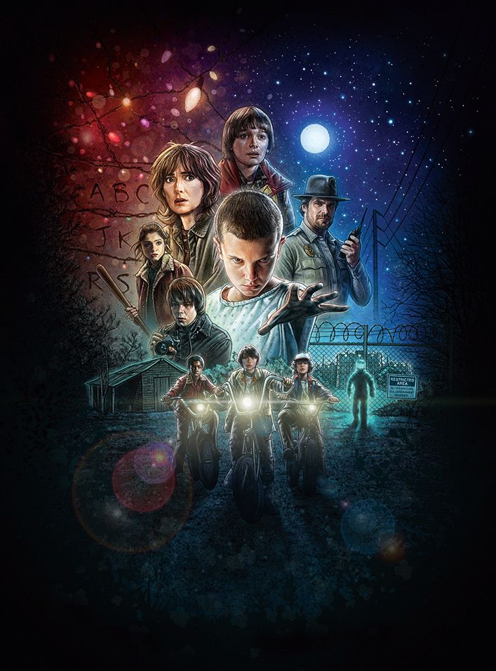 Creating the official retro-style Stranger Things poster | Creative Bloq