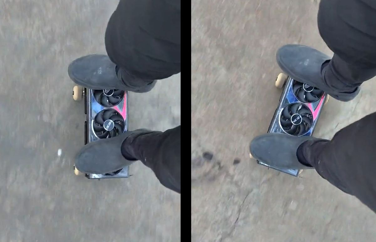 Nvidia RTX 4090 Skateboard Touted as Gnarliest Status Symbol | Tom's ...