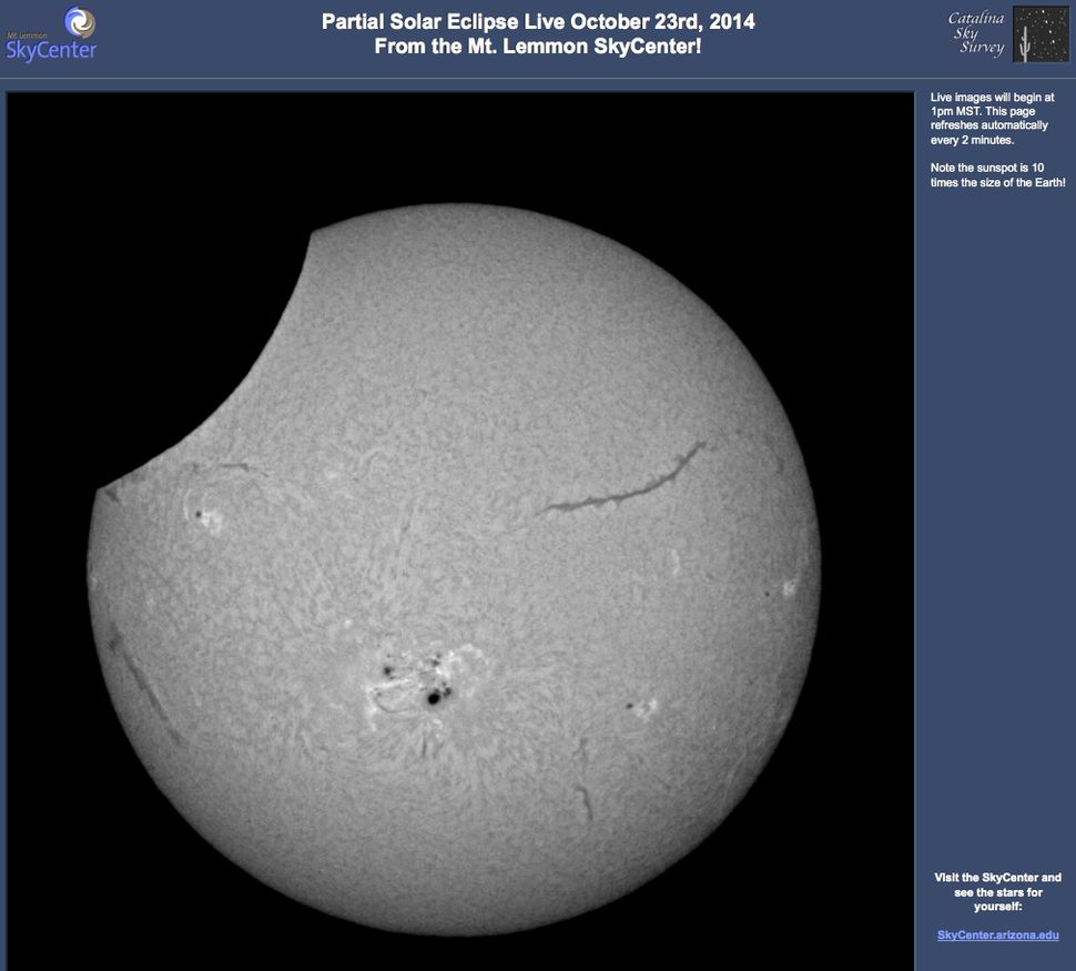 Amazing Partial Solar Eclipse Photos by Skywatchers (Oct. 23, 2014) | Space