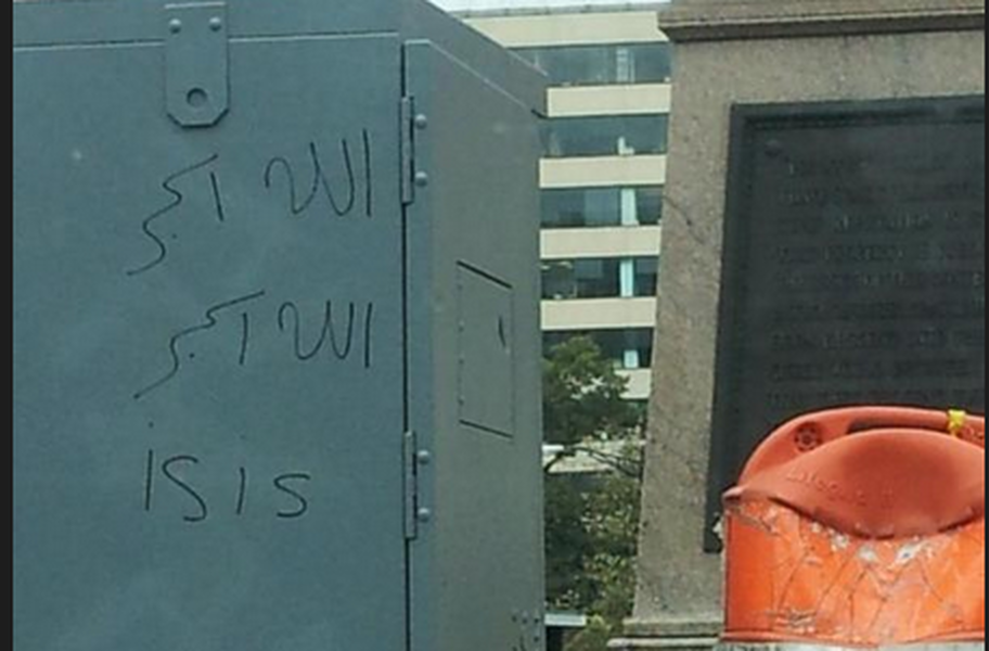 ISIS graffiti is showing up in Washington, D.C. | The Week