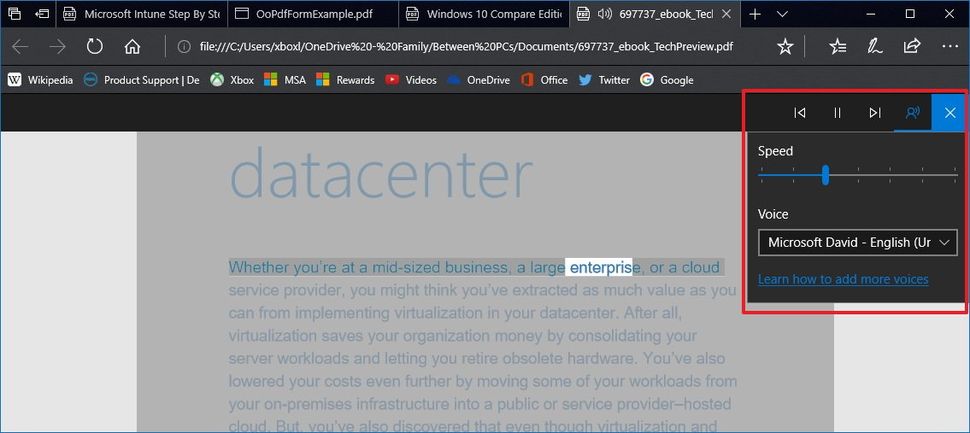 How to use Microsoft Edge as a PDF reader in the Windows 10 Fall ...