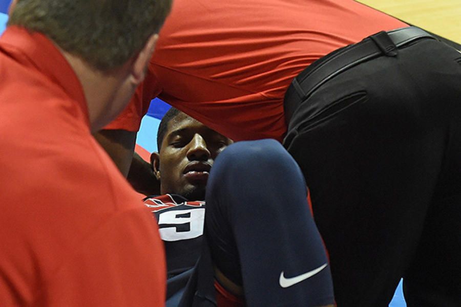 Following horrific Team USA leg injury, Paul George reportedly out for ...