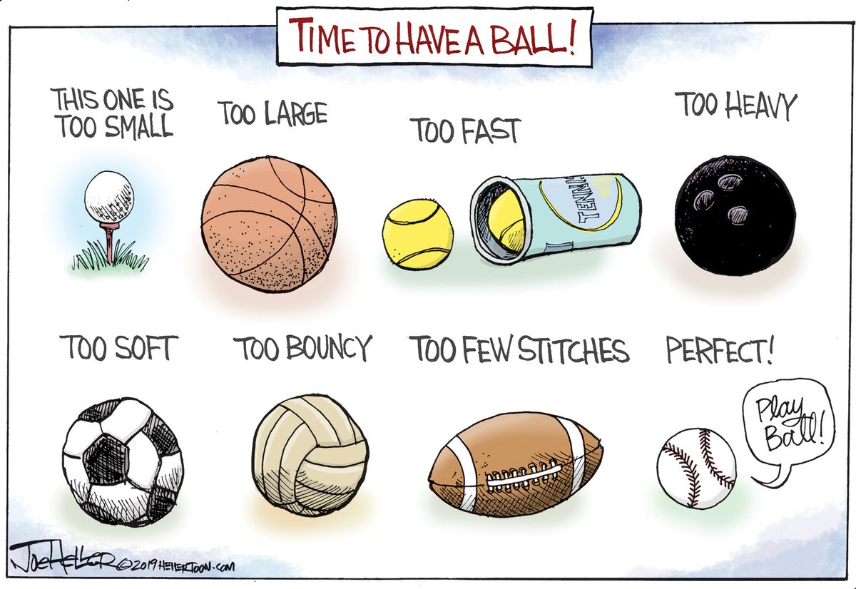 Editorial Cartoon U.S. baseball opening day | The Week