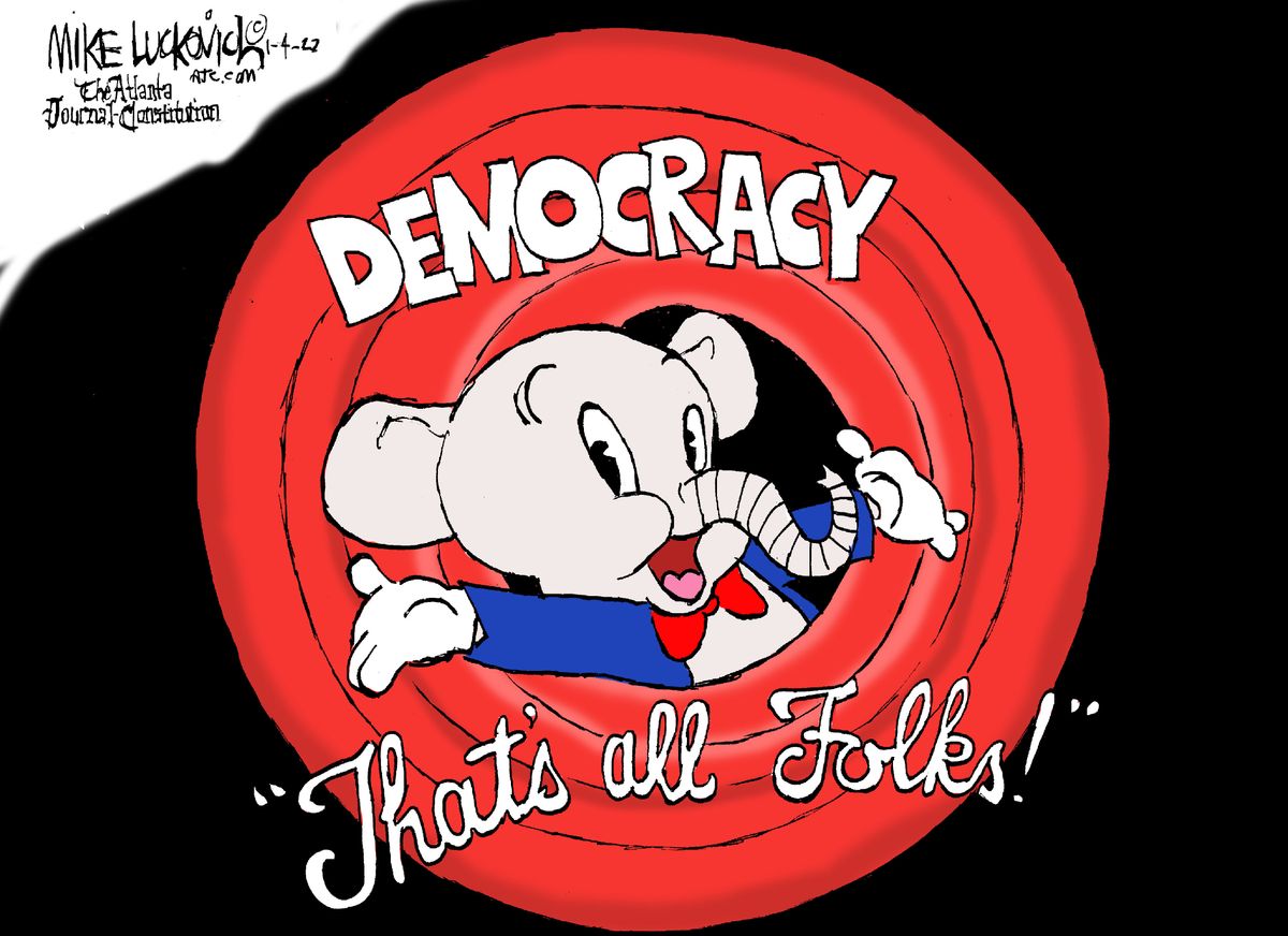 7 cartoons about the Capitol riot anniversary | The Week