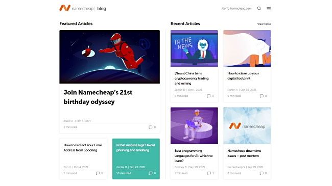 Namecheap review | TechRadar
