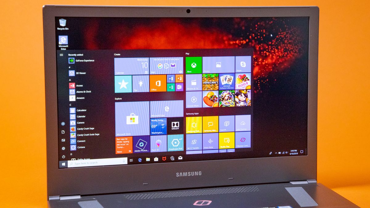 Samsung Notebook Odyssey Z | TechRadar