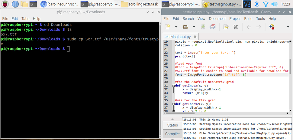 How to Build a Scrolling-Text Face Mask with Raspberry Pi | Tom's Hardware