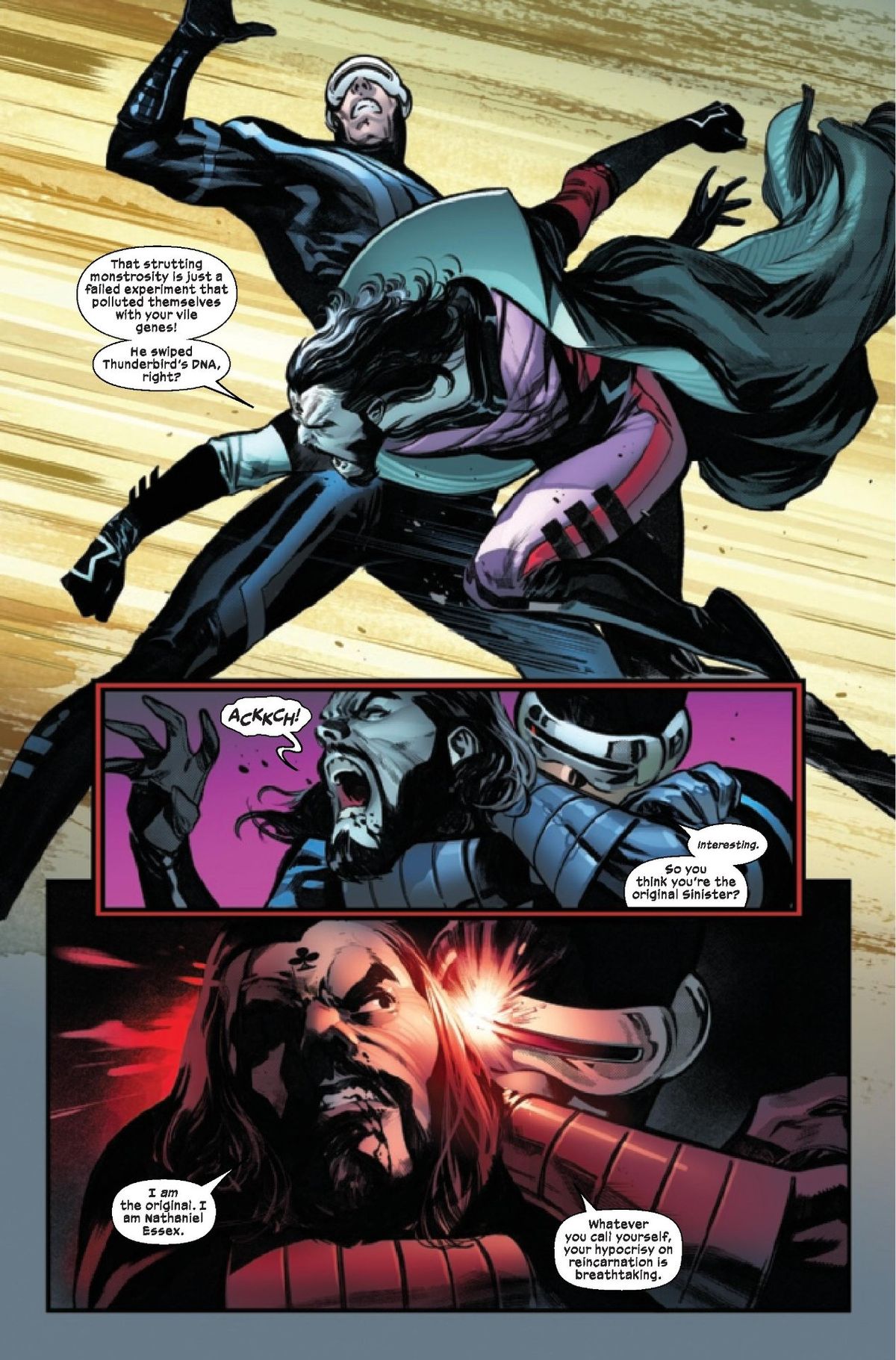 Dr. Stasis swears he's the real Mr. Sinister in X-Men #12 preview ...