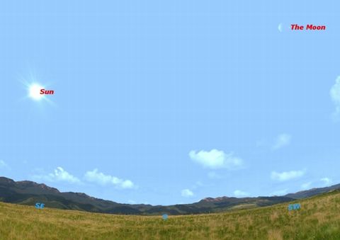 Why Do We See the Moon in Daylight? | Space