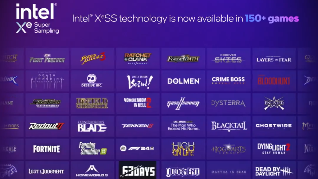 Intel heralds XeSS passing the 150 games milestone, but only two titles ...