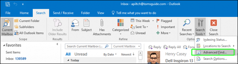 How to Find Any Email in Outlook 2016 | Laptop Mag