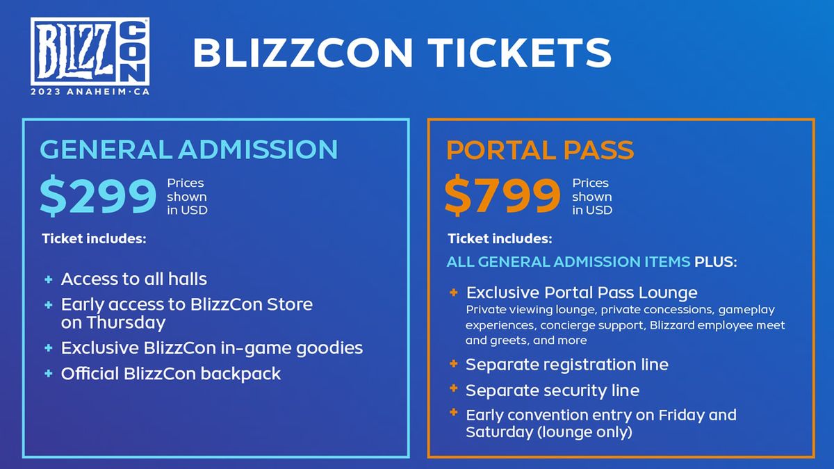 BlizzCon 2023 schedule: Dates, times, and rewards detailed | GamesRadar+
