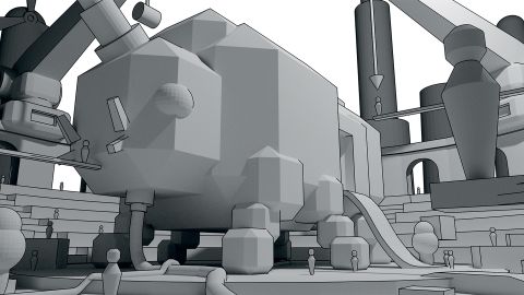 How to create key art for video games in Photoshop and Blender ...