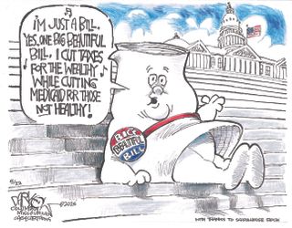 Kristi Noem fails a habeas corpus test | May 22 editorial cartoons ...