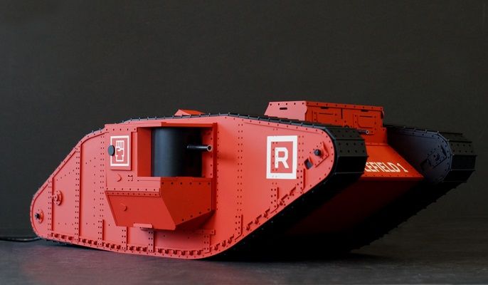 Build of the week: a bright red Battlefield 1 tank | PC Gamer