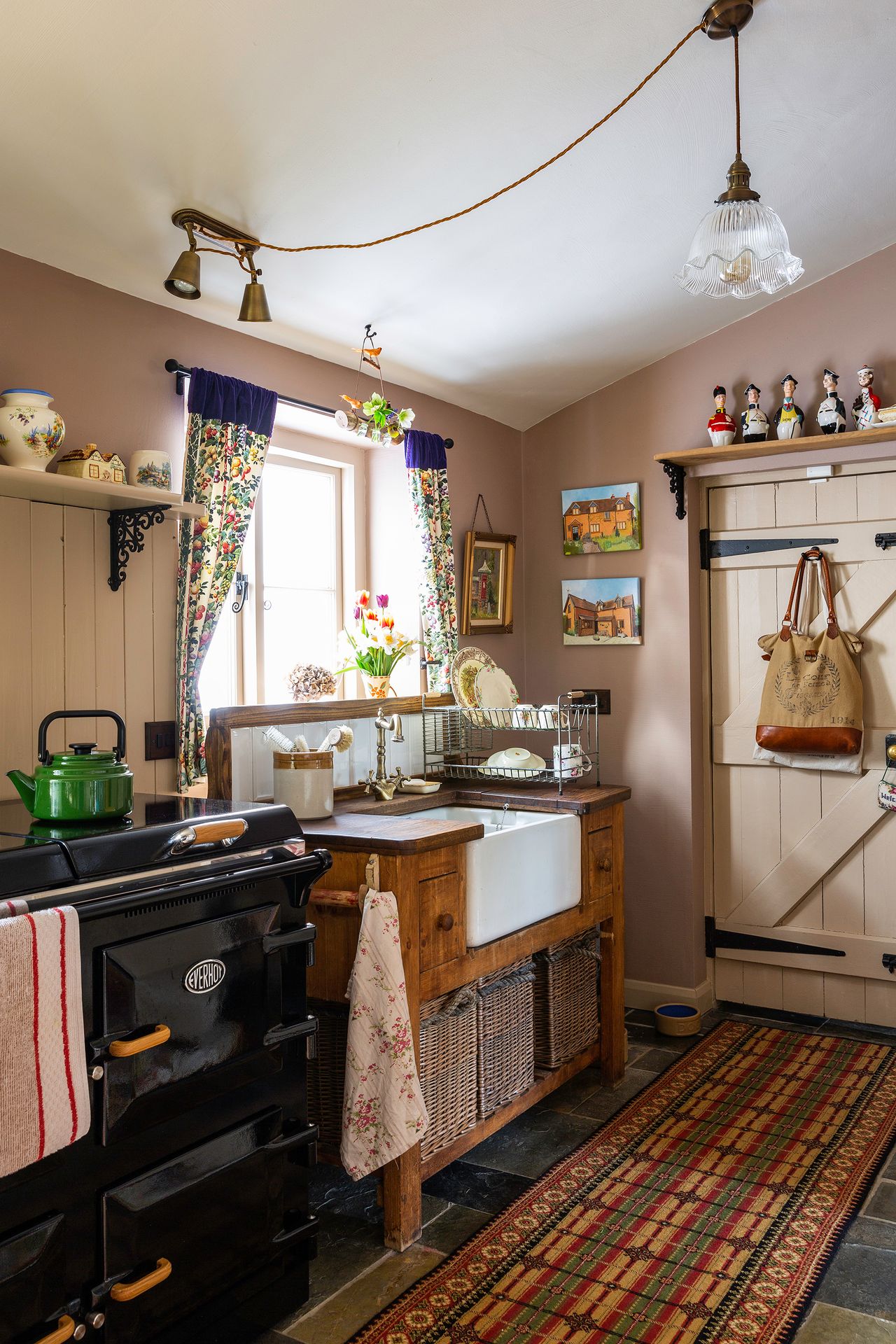 Real home: explore a quirky thatched cottage brimming with vintage ...
