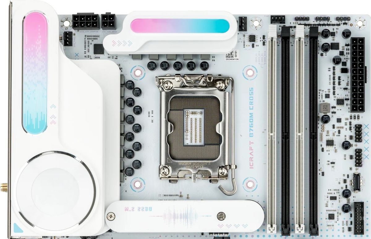 Maxsun iCraft B760M Cross Review: White Micro ATX, anime style | Tom's ...