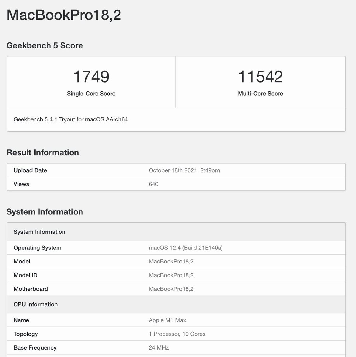 Apple's M1 Max SoC Allegedly Makes Shaky Geekbench Debut | Tom's Hardware