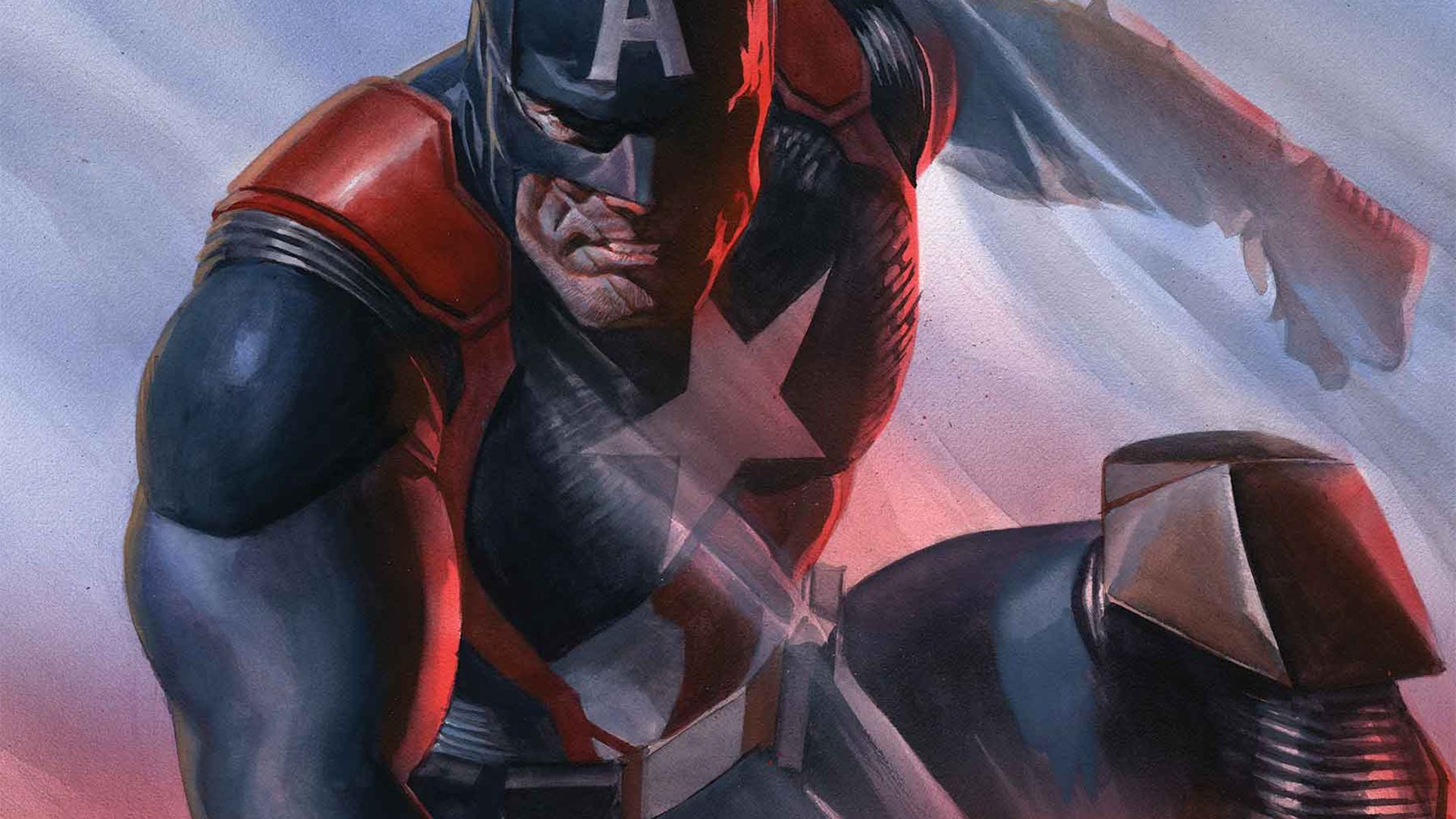 Alex Ross paints new Captain America costume | GamesRadar+