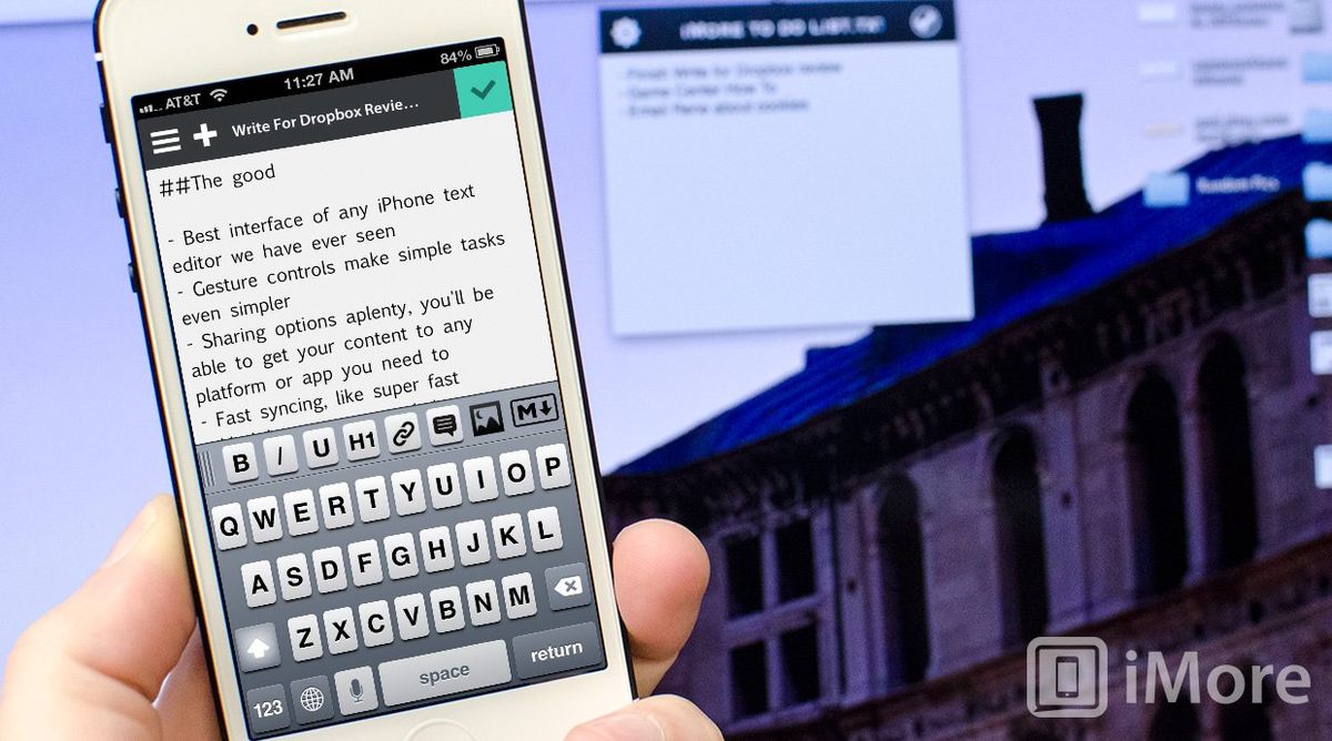Write for Dropbox lets you create notes on your iPhone quickly and ...