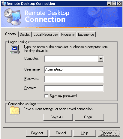Remote Access Using Terminal Services, Continued - Your Own Server Part 2: Windows Server 2003 ...