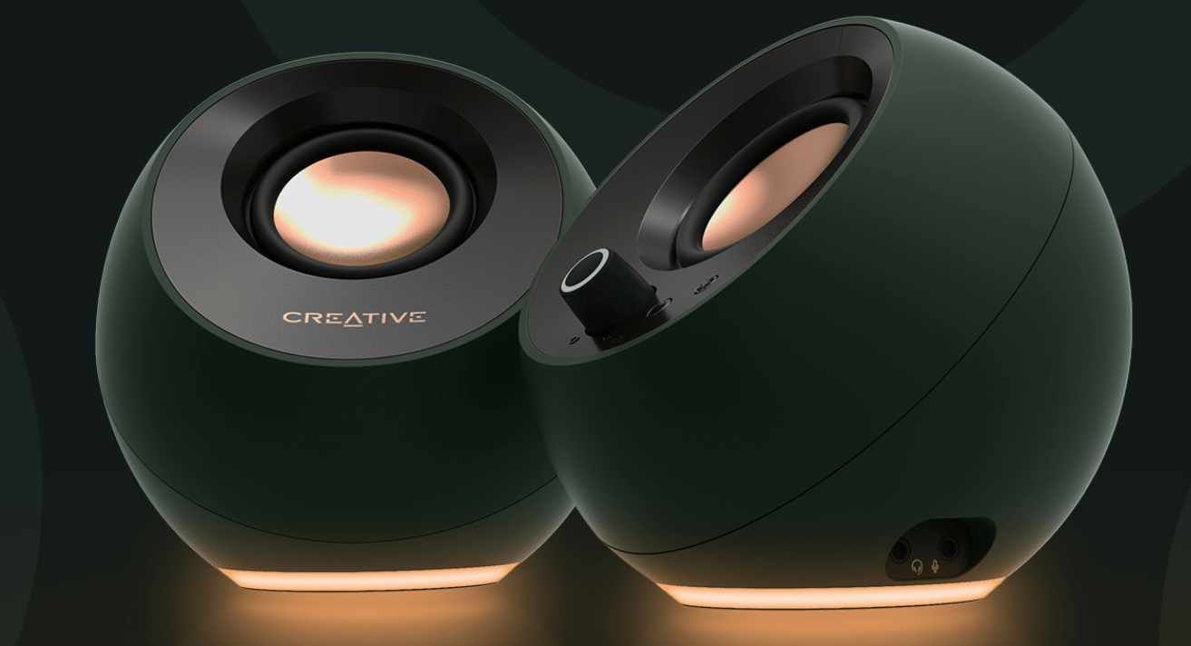 Creative's new wireless desktop speakers add RGB lighting too, because ...