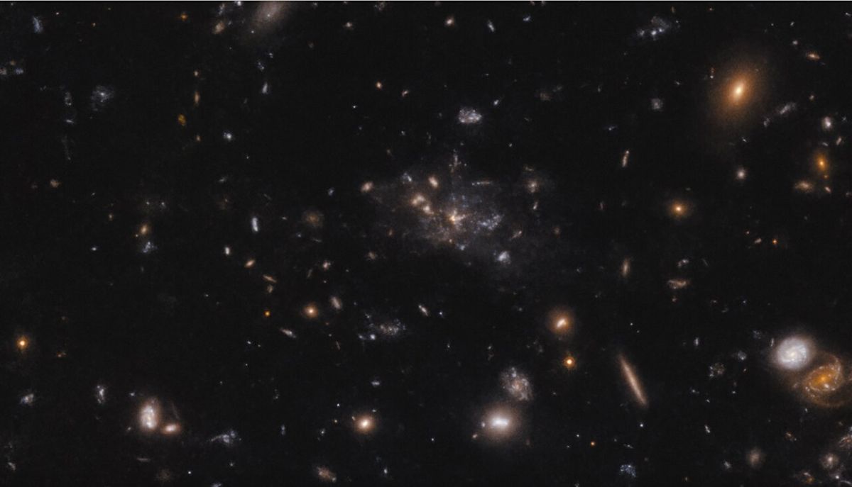Galaxy cluster spied forming in early universe (photos, video) | Space
