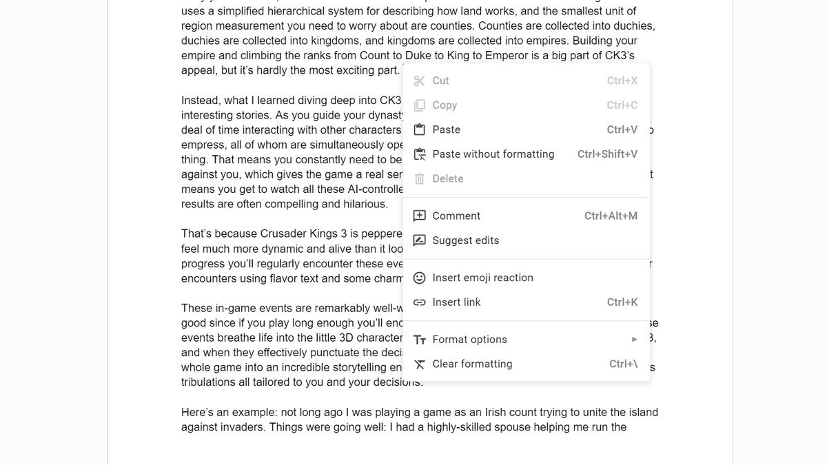 7 Google Docs keyboard shortcuts to get more done in less time | Tom's Guide