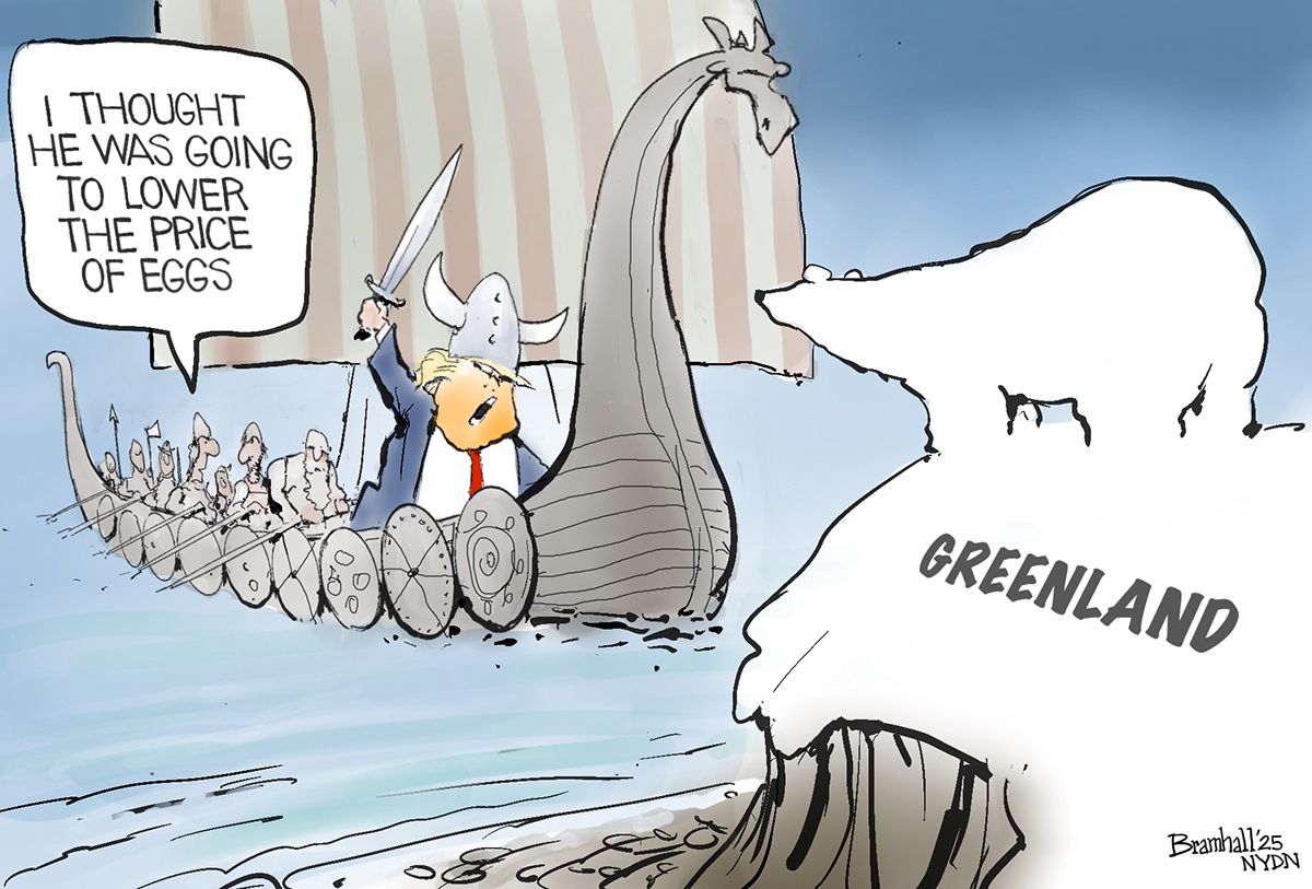 5 evergreen cartoons about Trump annexing Greenland | The Week