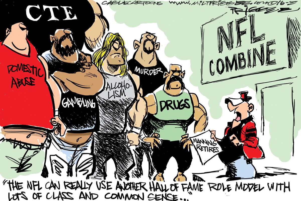 Editorial Cartoon U.S. Manning NFL | The Week