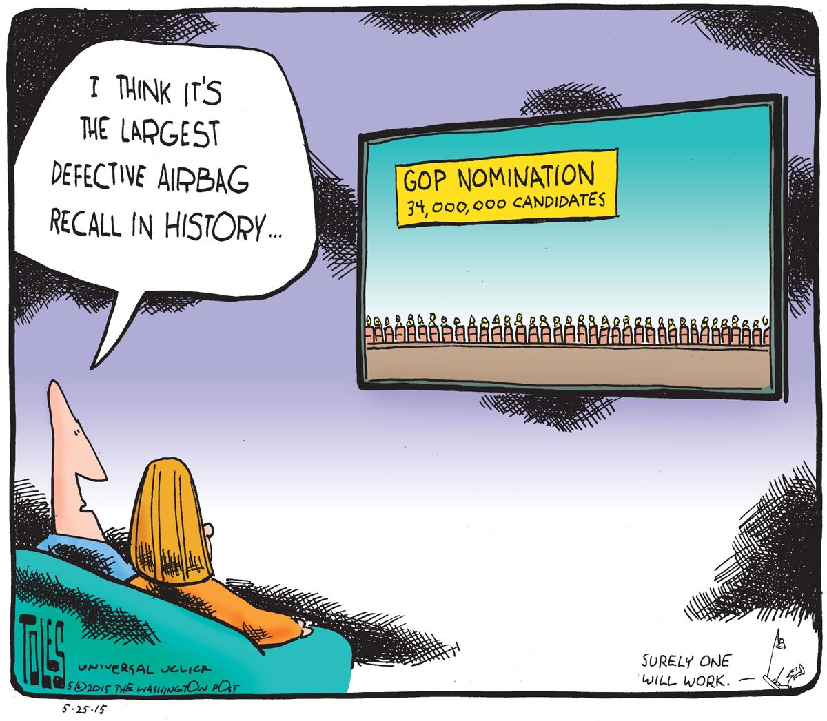 Political Cartoon U S Gop Candidates The Week