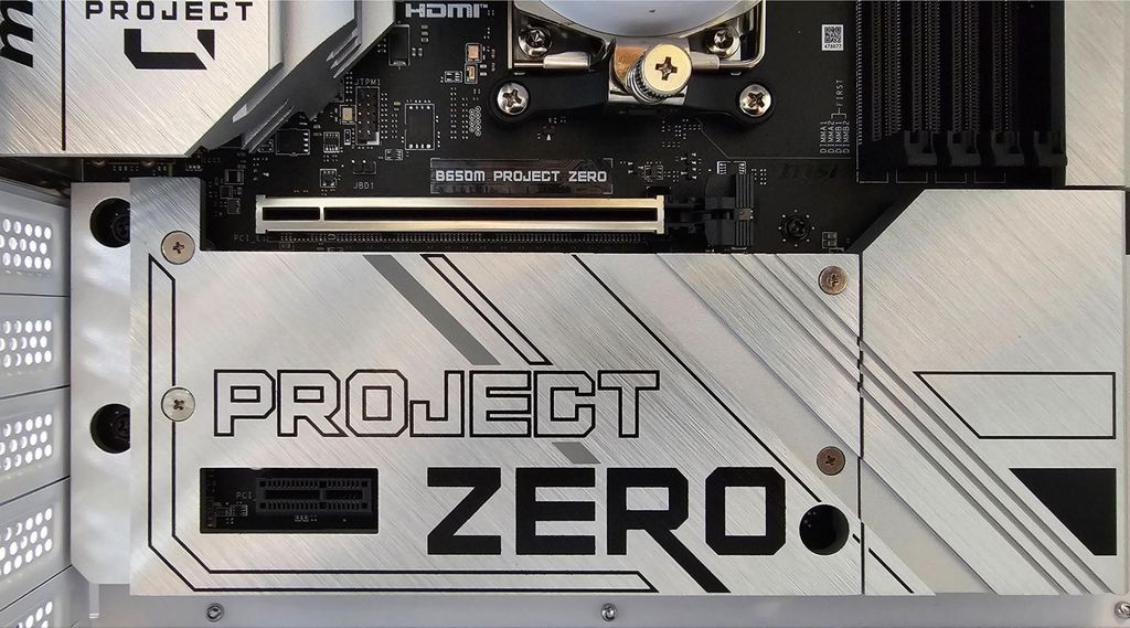 I built a PC With MSI's Project Zero Motherboard: Moving all the ports ...