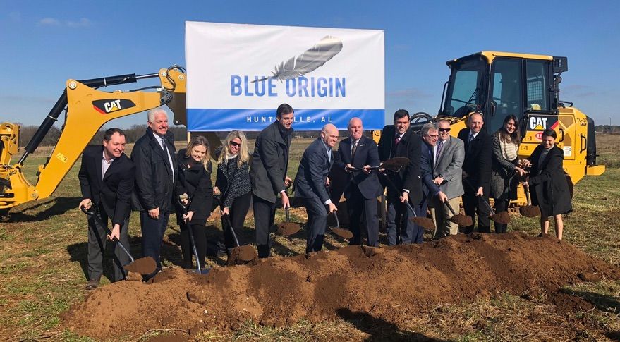 Blue Origin Breaks Ground for BE-4 Rocket Engine Factory in Alabama | Space