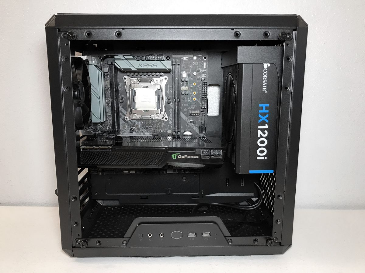 Cooler Master MasterBox Q500L Hardware Installation and Test Configuration