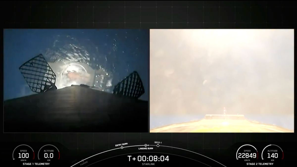 SpaceX launches Starlink satellites on 400th successful Falcon 9 flight ...