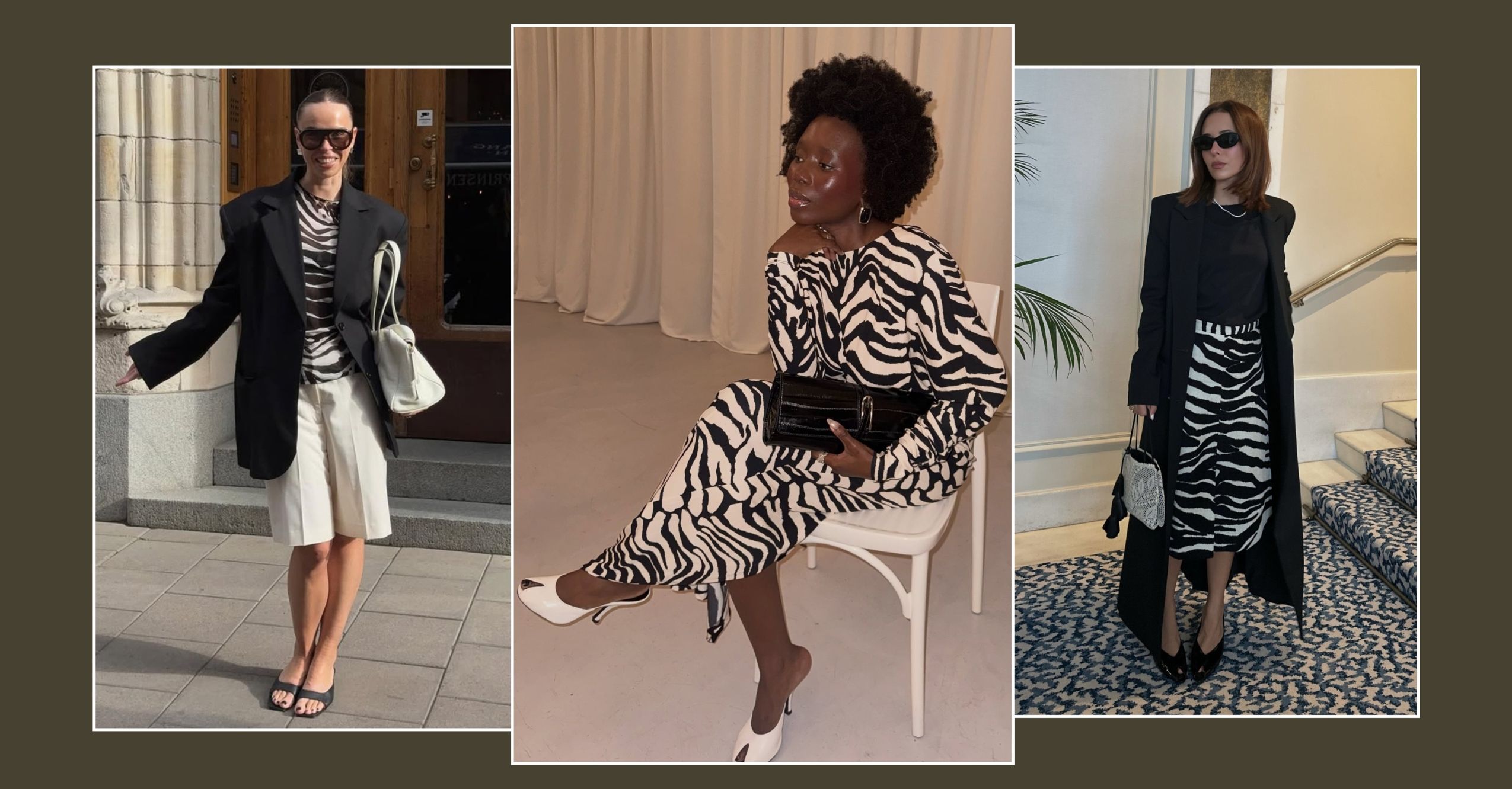 The 7 Chicest Ways To Wear Zebra-Print for Spring 2026 | Who What Wear