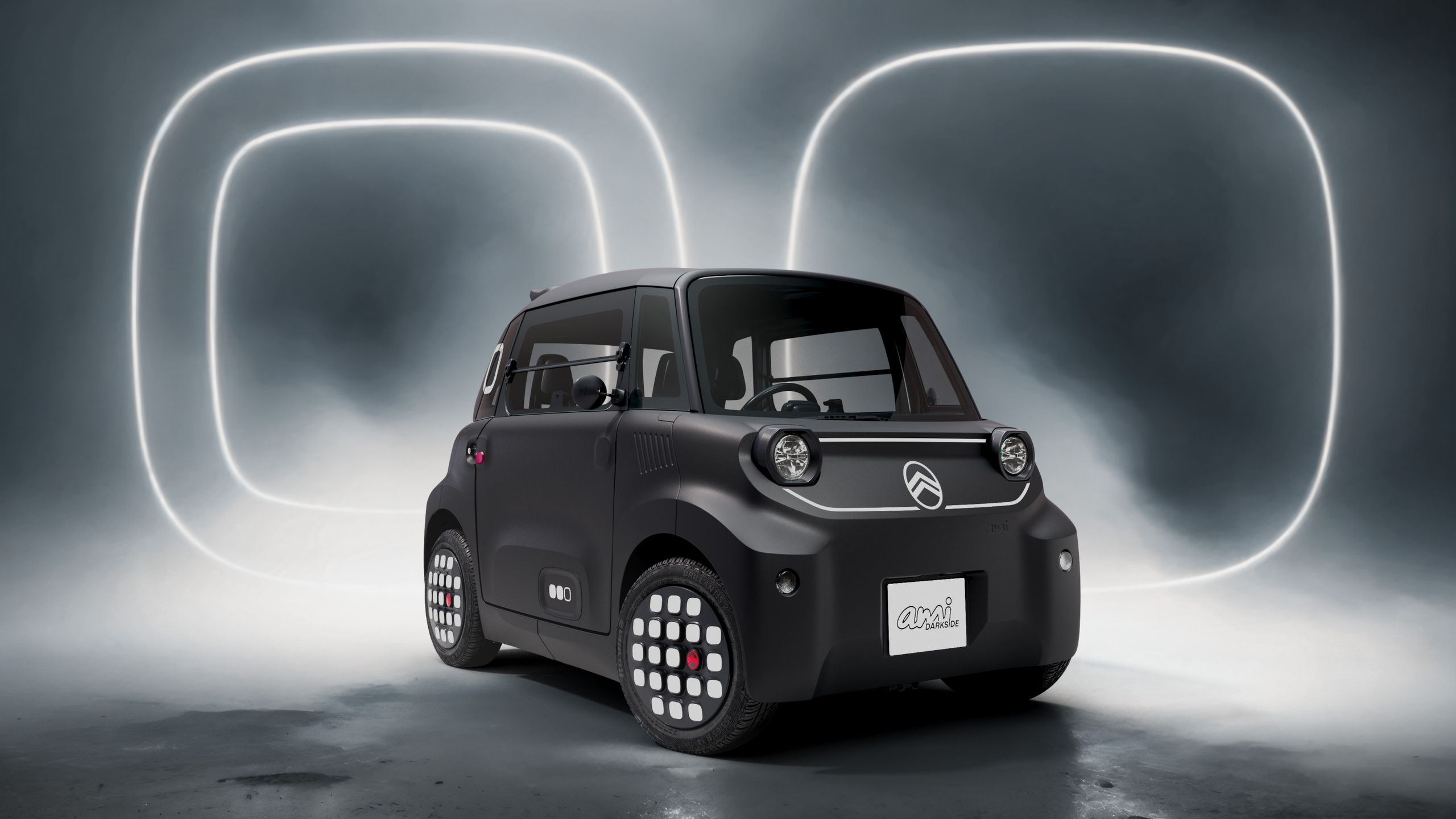 The Citroën Ami Dark Side is a special edition electric city car with a ...