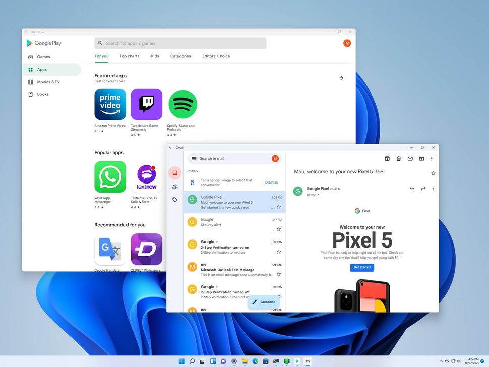 How to run Google Play Store Android apps on Windows 11 | Windows Central