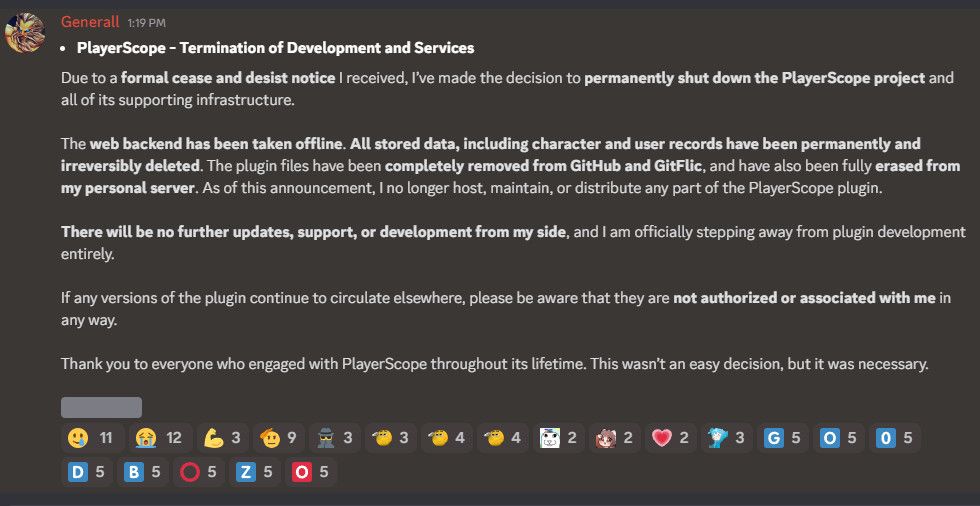 FF14 'stalker plugin' PlayerScope shut down after creator says they ...